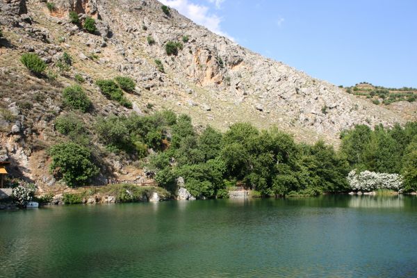 Zaros lake in south Heraklion prefecture