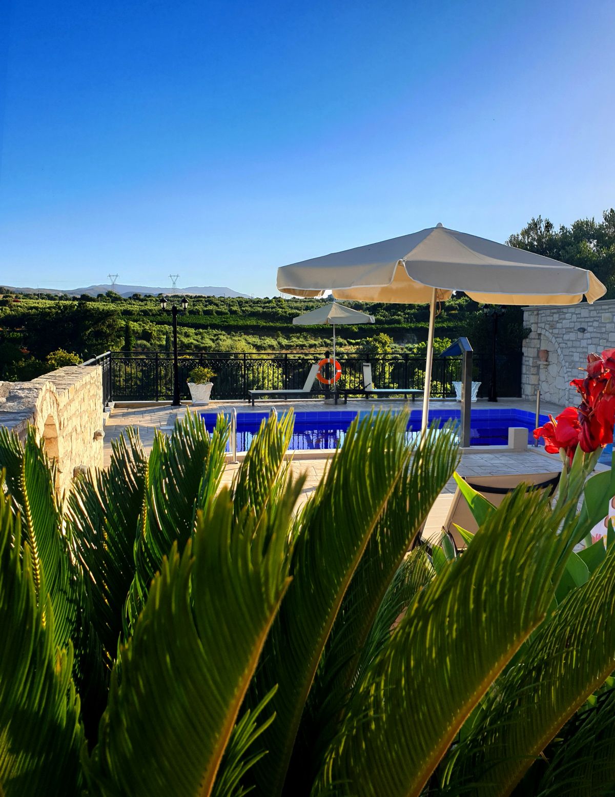 Newly built villa Semeli with wood and stone, near Rethymnon